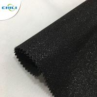 China New zarina glitter leather fabric for shoes and bags for sale