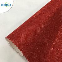 China New zarina glitter leather fabric for shoes and bags for sale