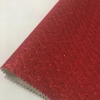 China New Design Shining Pu Glitter Fabric For shoes And Bags for sale