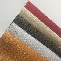 China New Design Shining Pu Glitter Fabric For shoes And Bags for sale