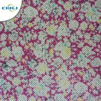 China Fashionable Printed Faux Leather Fabric Shoes Application Customized Color for sale