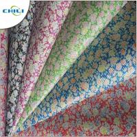 China PU PVC Vegan Leather Fabric , Faux Leather Rolls Anti Mildew Lightweight for sale