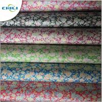 China PU PVC Vegan Leather Fabric , Faux Leather Rolls Anti Mildew Lightweight for sale