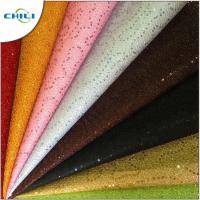 China New Design Soft Pu Fake Leather For Lady Shoes Upper Shining Material for sale