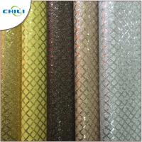 China Low Price Hot Selling High Gloss Imitation Glitter Leather For Footwear for sale