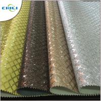 China Low Price Hot Selling High Gloss Imitation Glitter Leather For Footwear for sale