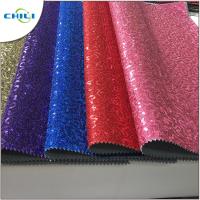 China High Quality Glitter Pu Mesh Good Synthetic Leather For Lady Shoes Meter Price for sale