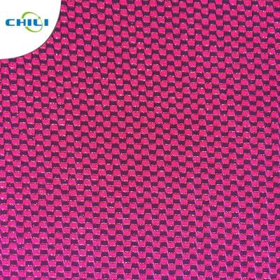 China Multicolored Grade 3 Glitter Fabric Mixed Color Leather for Wallpaper Covering Chunky for sale