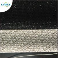China Hot Sale Pu Glitter Leather For Footwear Raw Material Handbag And Decoration for sale