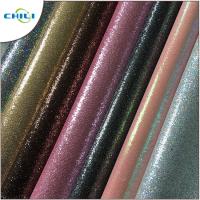 China Wholesale New Design Pu Rexine Mesh Glitter Fabric Price for sale