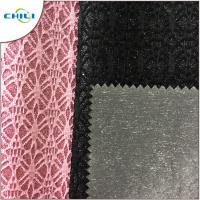 China Artifical Shinning Synthetic Fabric With Glitter Leather For Shoes for sale
