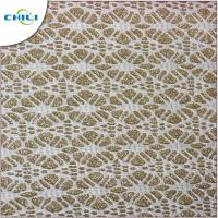 China Wholesale Eco-Friendly Synthetic Mesh Glitter shoe Leather for sale