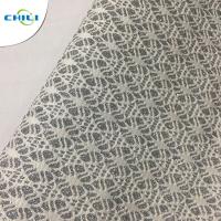 China Wholesale Eco-Friendly Synthetic Mesh Glitter shoe Leather for sale