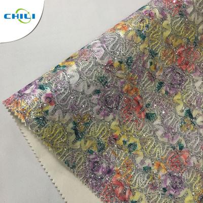 China Seamlessly Printed Faux Leather Fabric , Stretch Faux Leather Fabric Composite Material for sale