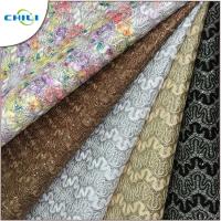 China Seamlessly Printed Faux Leather Fabric , Stretch Faux Leather Fabric Composite Material for sale