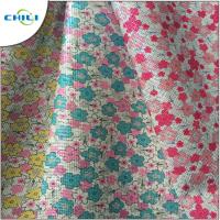 China Quilted Leather Fabric Uniform Look  Synthetic Material Ideal Shade Custom Size for sale