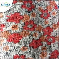 China Quilted Leather Fabric Uniform Look  Synthetic Material Ideal Shade Custom Size for sale