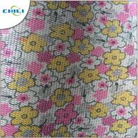 China Quilted Leather Fabric Uniform Look  Synthetic Material Ideal Shade Custom Size for sale