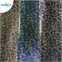 China Garment Printed Faux Leather Fabric Synthetic Vegan Attractive Look for sale