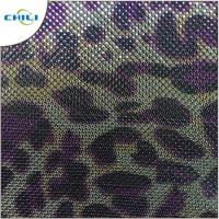 China Garment Printed Faux Leather Fabric Synthetic Vegan Attractive Look for sale