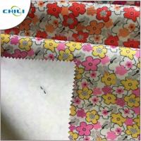 China Reusable Split  Printed Faux Leather Luxury Fabric Smooth Grain Lightweight for sale