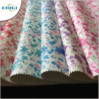 China Withstand Scratches Printed Faux Leather Fabric Durable Long Lasting Time for sale