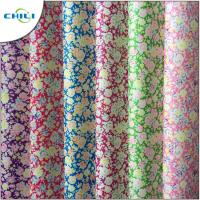China Embossed Vinyl Leather Fabric , Faux Leather Vinyl Upholstery Fabric Economical for sale
