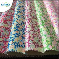 China Embossed Vinyl Leather Fabric , Faux Leather Vinyl Upholstery Fabric Economical for sale