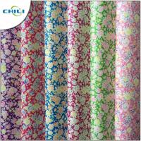 China Elegant Printed Faux Leather Fabric Quick Drying Great Visual Effect for sale