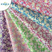 China Elegant Printed Faux Leather Fabric Quick Drying Great Visual Effect for sale