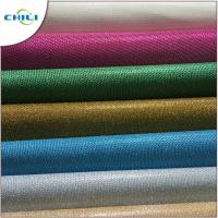 China Colorful Synthetic Leather Fabric Sheet Shiny Glitter Woven Backing Multi Layers for sale