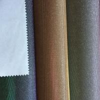 China Bedroom Decorative Glitter Leather Fabric PU PET Polyester Material for sale