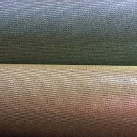 China Bedroom Decorative Glitter Leather Fabric PU PET Polyester Material for sale