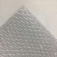 China Shinning Sheer Sparkle Fabric , Glitter Material Fabric Shoe Upper Pattern for sale