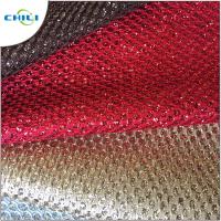 China Shoes Application Glitter Leather Fabric Artificial Custom Printed for sale