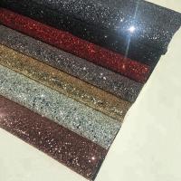 China PU Gold Glitter Wallpaper For Walls 0.9±0.15mm Thickness Non Woven Backing for sale
