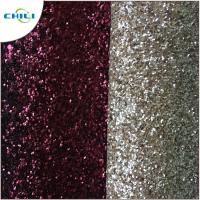 China Fashion Glitter Leather Fabric Popular Design Decoration Uphosltery for sale