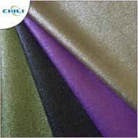 China OEM ODM Glitter Fabric Paint , White Glitter Fabric Colorful Wall Covering for sale