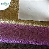 China OEM ODM Glitter Fabric Paint , White Glitter Fabric Colorful Wall Covering for sale