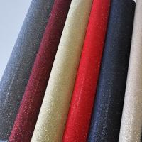 China Professional Glitter Leather Fabric Eco Friendly Normal Peeling Strength for sale