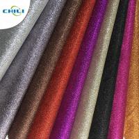 China Customized Glitter Wall Fabric High Abrasion Resistance Easy Cutting Solid Color for sale