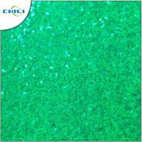 China Shinny Synthetic Glitter Faux Leather Red Green Color Non Woven Type Non Toxic for sale