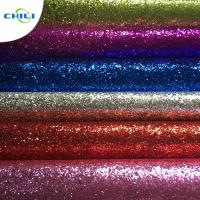 China Chunky Glitter Mesh Fabric , Silver Sequin Fabric Wallpaper Moisture Proof for sale
