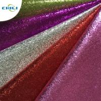 China Chunky Glitter Mesh Fabric , Silver Sequin Fabric Wallpaper Moisture Proof for sale