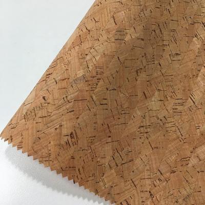 China Smooth Cork Material For Sewing Elastic Perfect Hand Feeling Popular Light Brown for sale