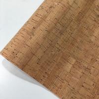 China Smooth Cork Material For Sewing Elastic Perfect Hand Feeling Popular Light Brown for sale