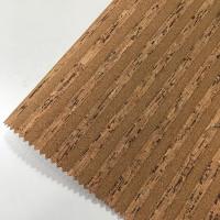China Embossed Wine Cork Fabric Beautiful Surface Effect Custom Size For Shoes And Bags for sale