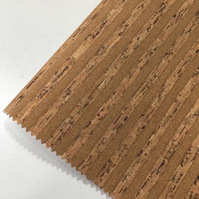 China Home Textile Cork Leather Fabric Anti Scratch Soft Touching Commom Background Cloth for sale