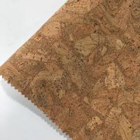 China 0.4-1.2MM Thickness Cork Leather Fabric Natrual Sound Insulating Dirt Repellent for sale