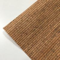 China 0.4-1.2MM Thickness Cork Leather Fabric Natrual Sound Insulating Dirt Repellent for sale